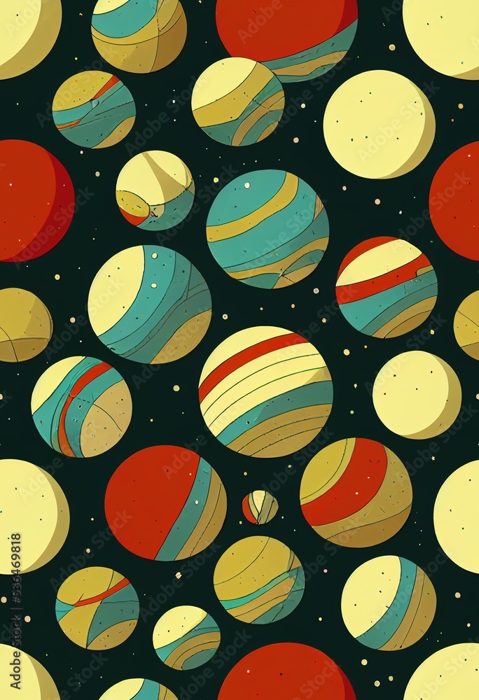 cartoon of planets world illustration vector colourfull kids children ...