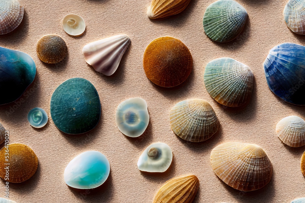Sea Shells and Sand Seamless Texture Pattern Tiled Repeatable ...