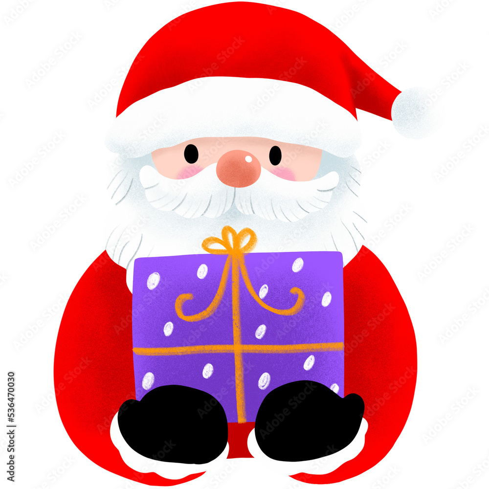 Cute Santa Claus Cartoon
