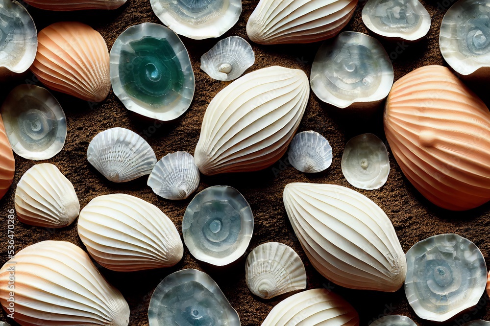 Sea Shells and Sand Seamless Texture Pattern Tiled Repeatable ...