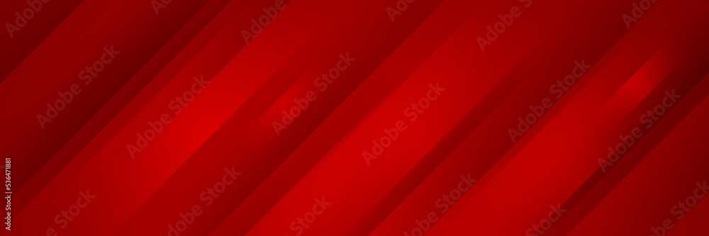 Abstract red deometric banner design background Stock Vector | Adobe Stock