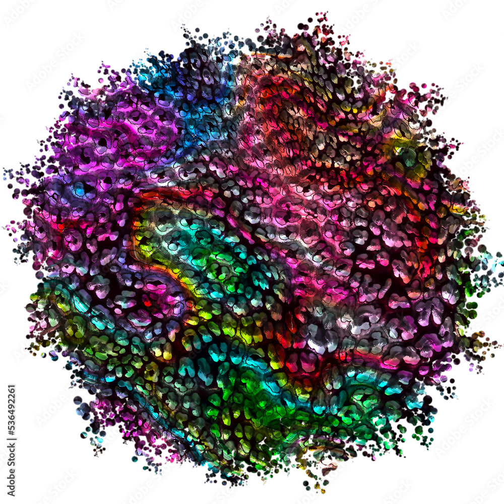 Abstract leopard brush stroke png,Animal skin Abstract multicolor png ...