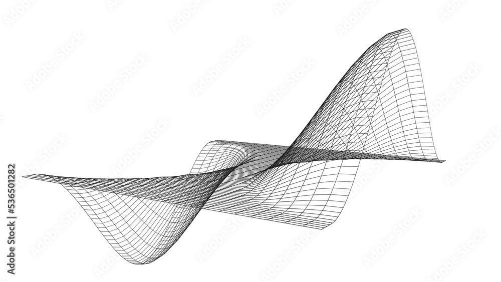 Mathematical formula equation axis visualization, modern abstract grid ...