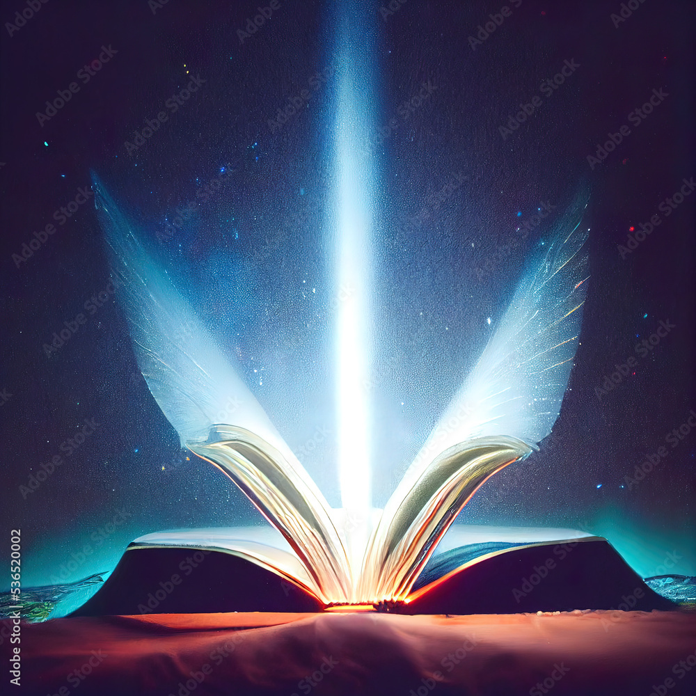 Holy book design 3d illustrated Stock Illustration | Adobe Stock