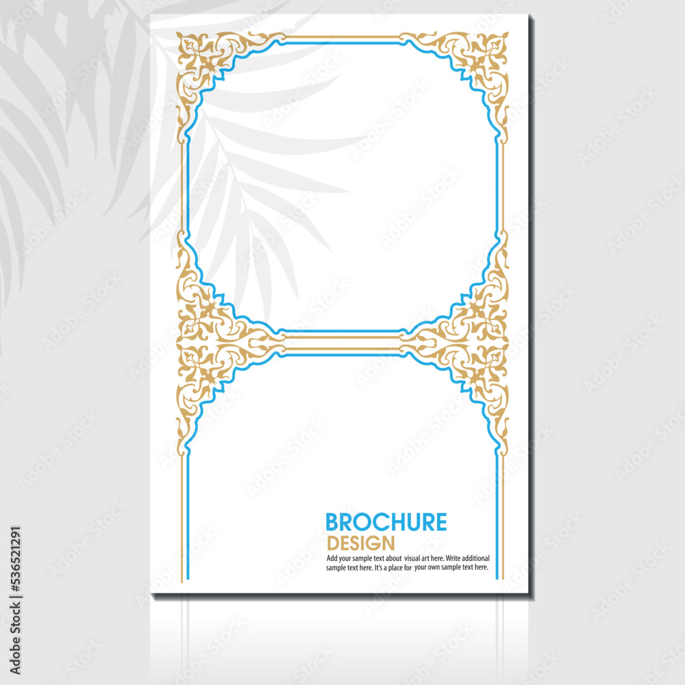 Arabic book cover design vector magazine cover page Islamic book cover ...