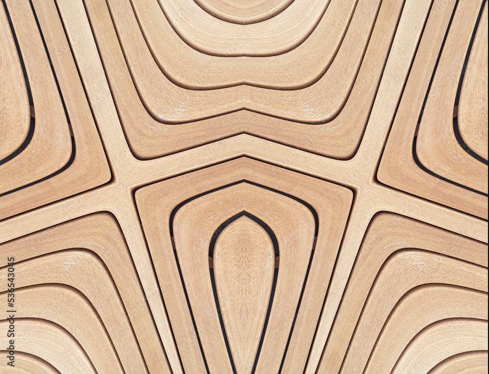 Linear geometric graphic design element created through image ...