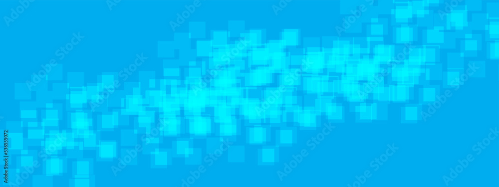 Abstract modern colorful blue geometric overlapping square pattern ...