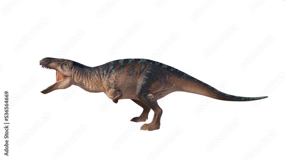acrocanthosaurus png. acrocanthosaurus on a hollow background Stock ...