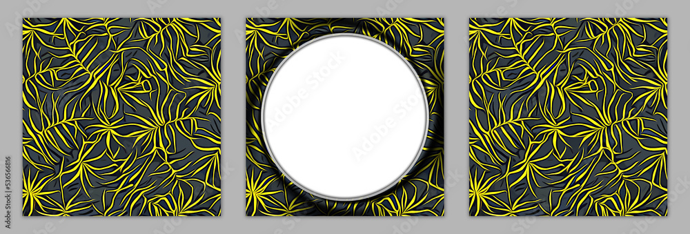 Textile and wallpaper patterns. A printable digital illustration work ...