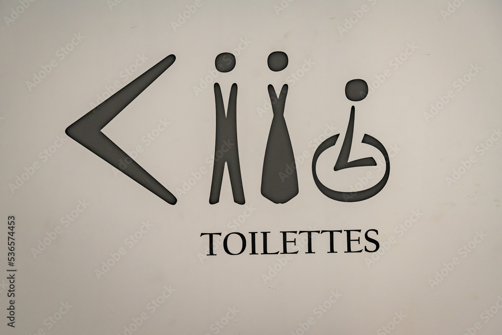 symboles d'indication des toilettes pour hommes femmes te personnes ...