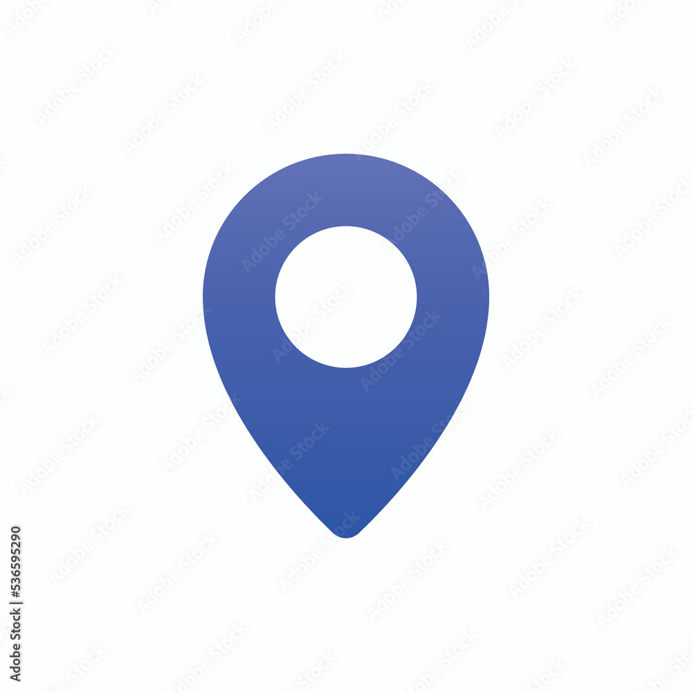 Map Pin Mark Location Point Stock Vector | Adobe Stock