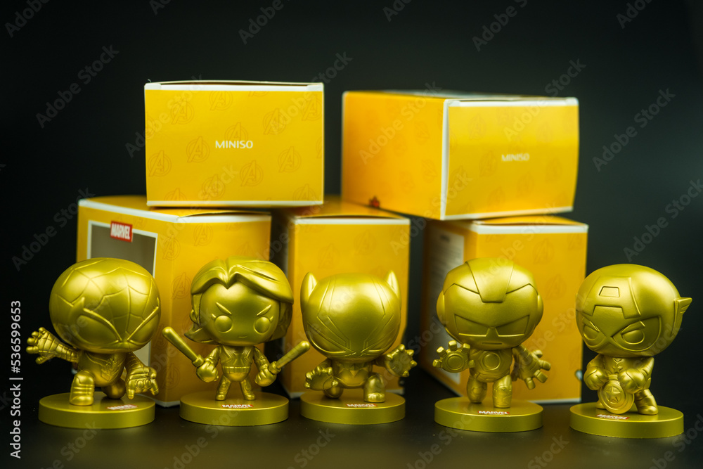 Bangkok, Thailand - October 8, 2022 : New arrival, MARVEL golden ...