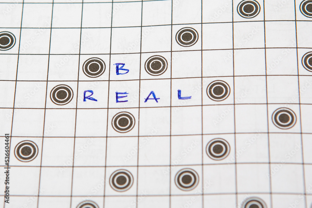 New trendy app Be Real concept image. BeReal app is on everybody lips ...