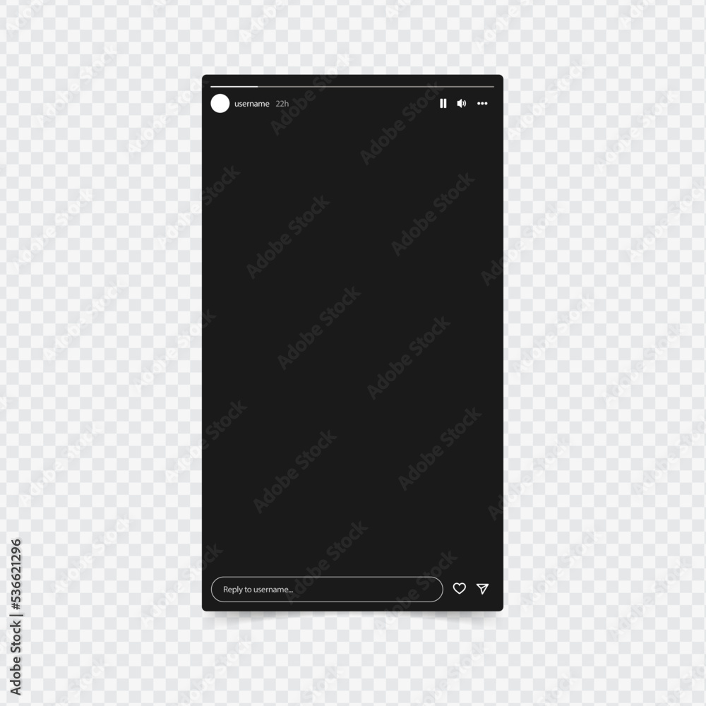 instagram stories mockup sticker frame social media template ...