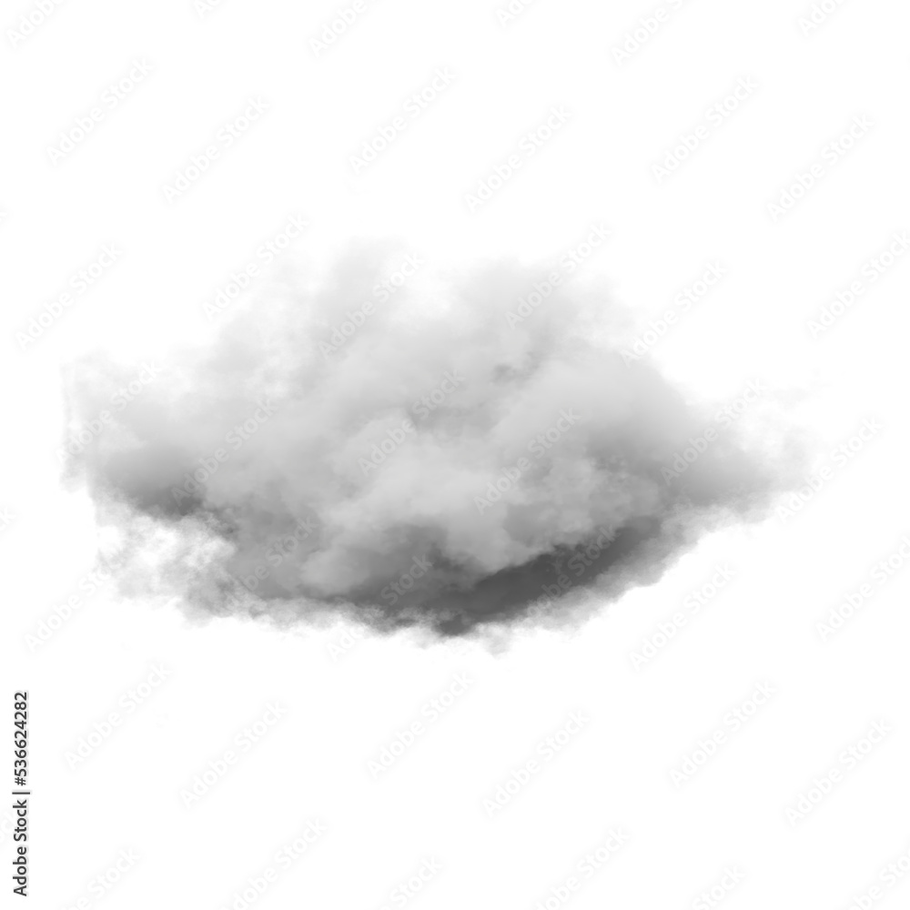 single white cloud with transparent background Stock Photo | Adobe Stock