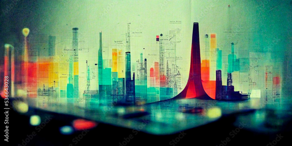 engineering map, big data, technology, ai, sharp picture, future design ...