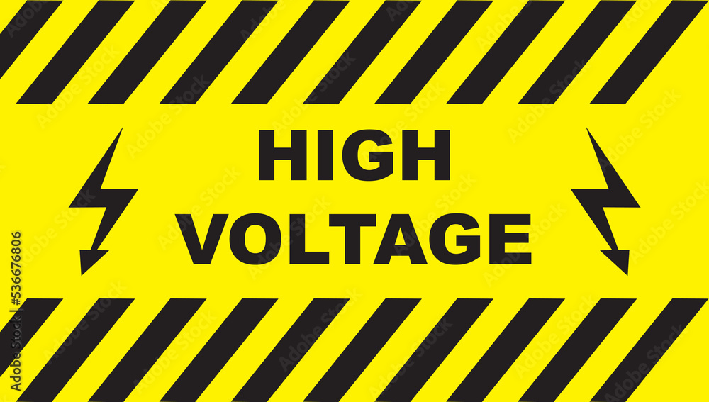 Switchboard high voltage sign. Switchboard high voltage vector design ...