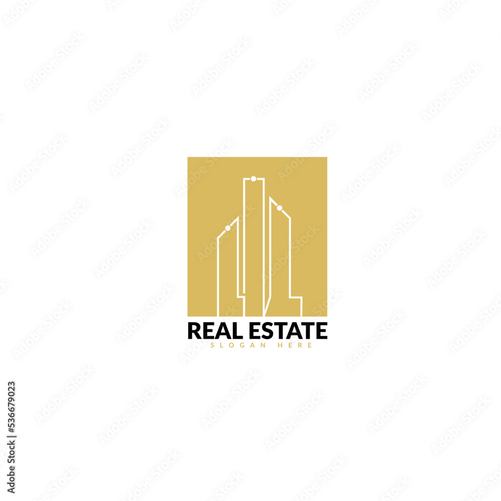 smart Building logo design with modern concept. city building ...