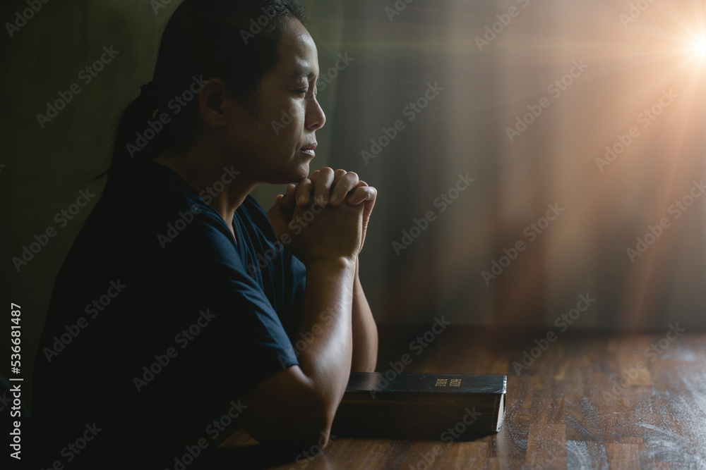 Woman Praising Jesus