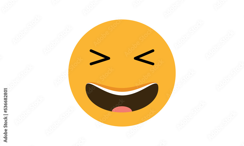 grinning squinting face emoji vector, grinning squinting face for ... grinning squinting face emoji vector, grinning squinting face for ...