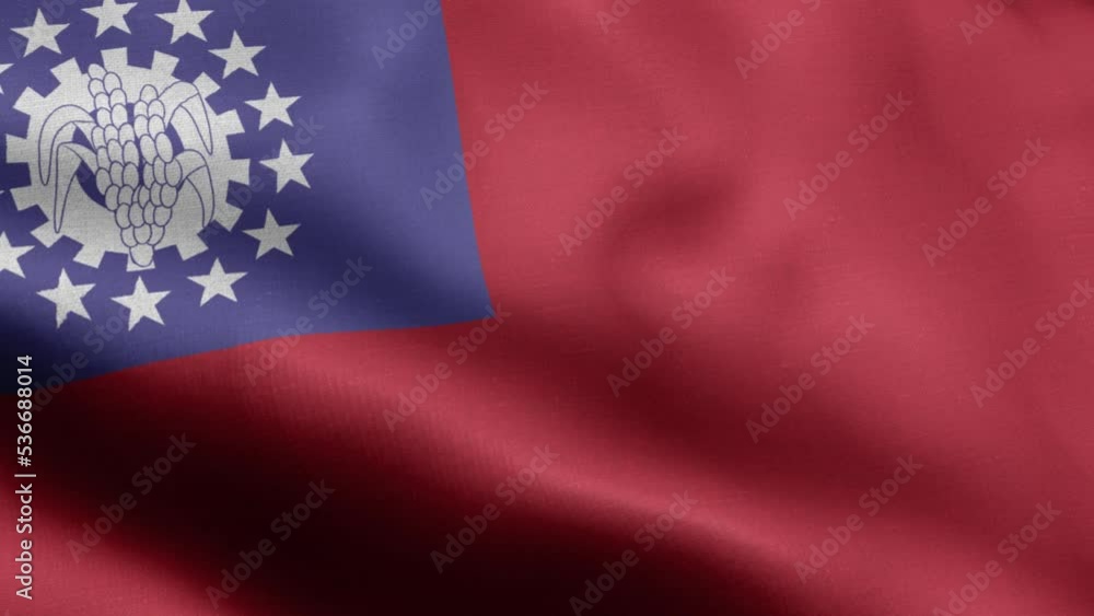 Flag Of Myanmar Burma - Myanmar Burma Flag High Detail - National flag ...