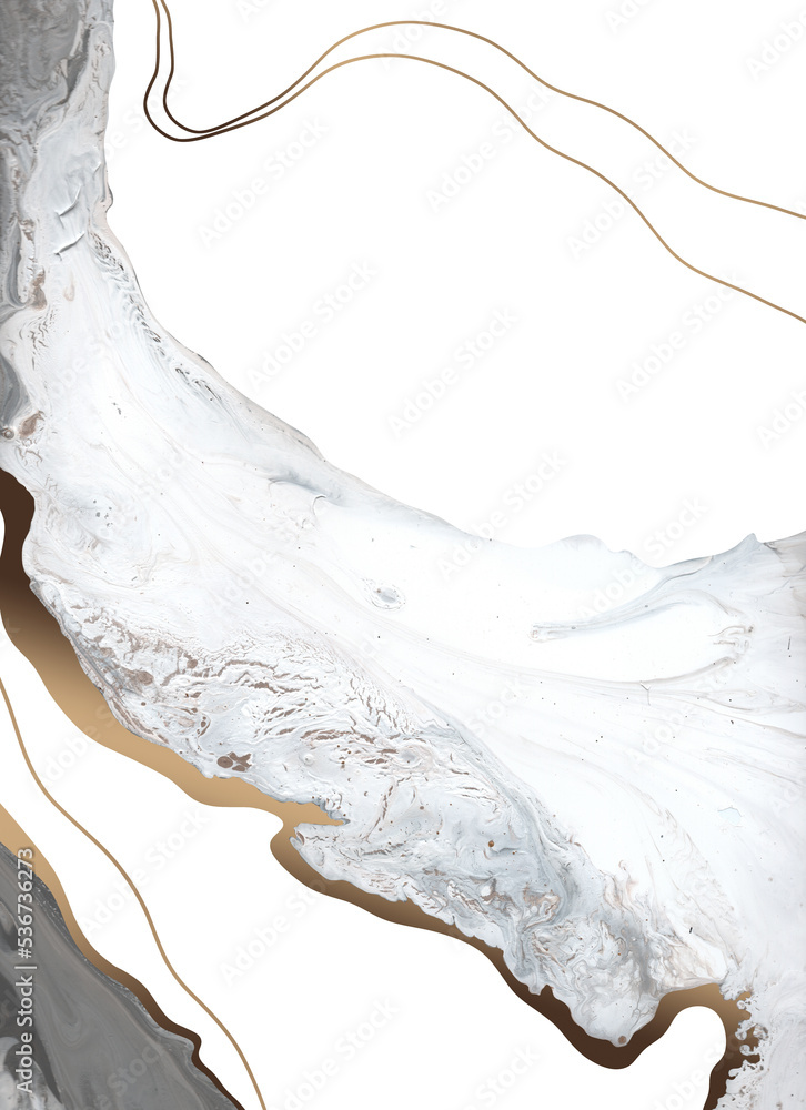 Fluid art acrylic border and frames for your winter design of cards ...