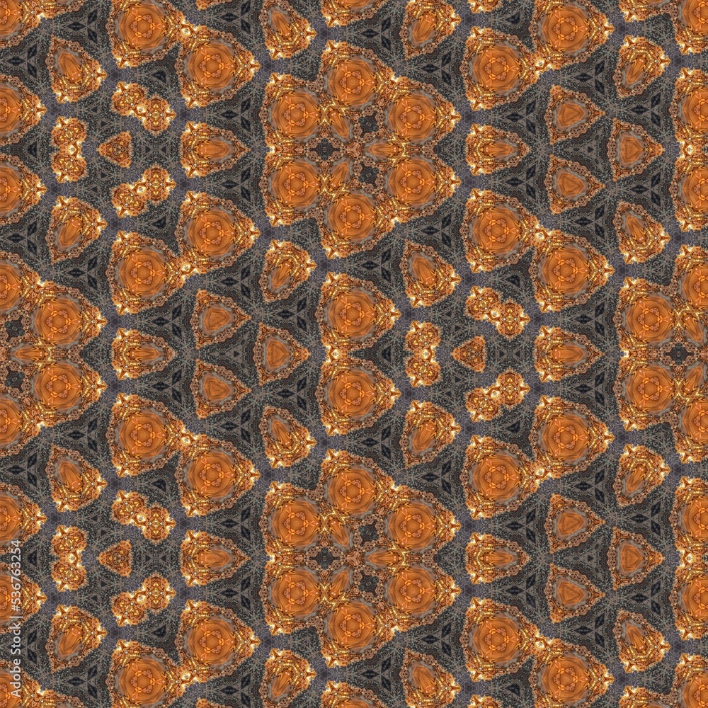 Mystical pattern design for the background. 3d illustration art for ...