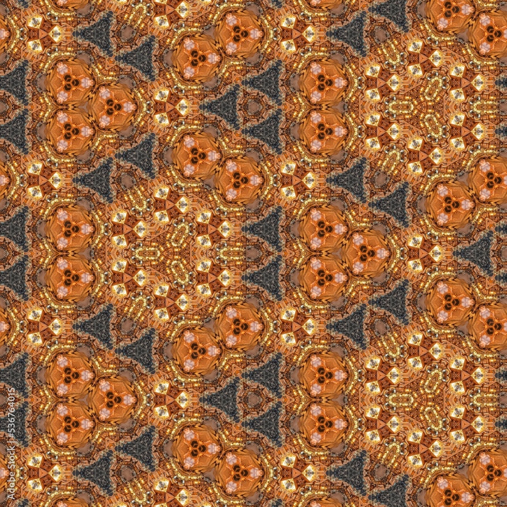 Mystical pattern design for the background. 3d illustration art for ...