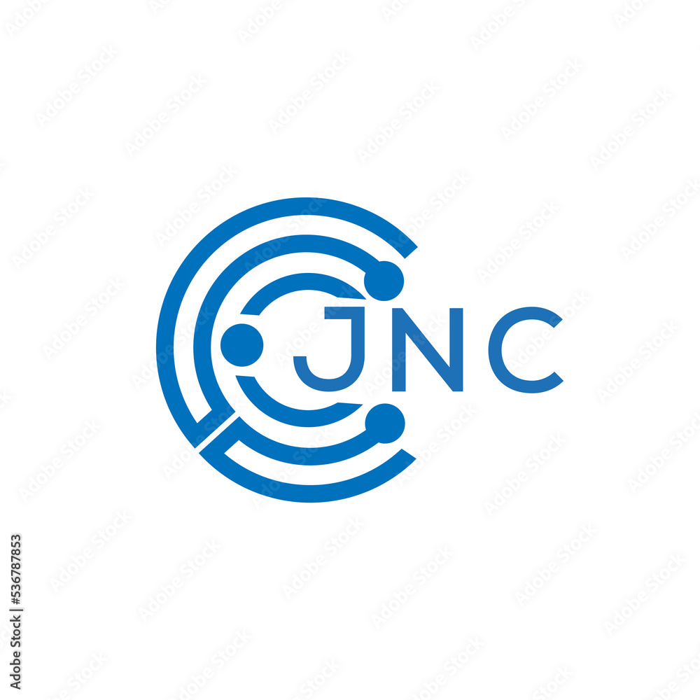 JNC letter logo. JNC Monogram logo design for entrepreneur and business ...