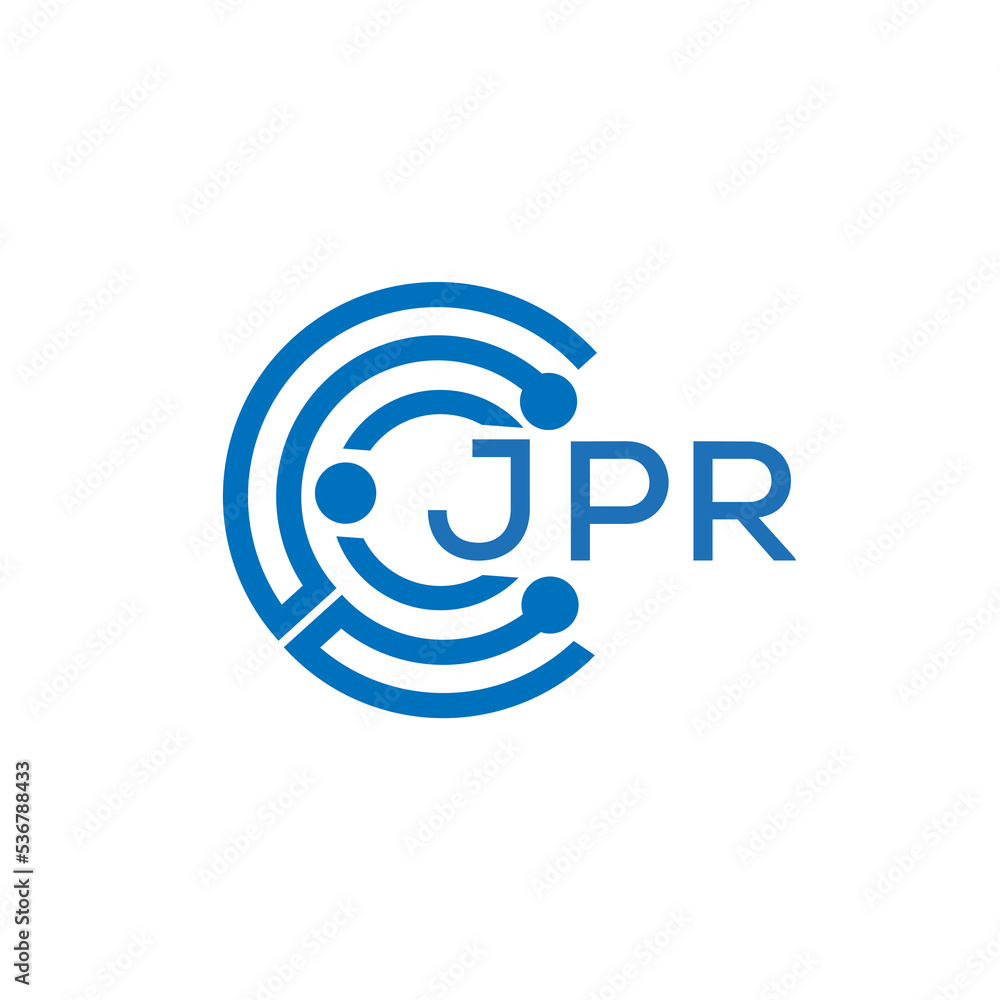 JPR letter logo. JPR Monogram logo design for entrepreneur and business ...