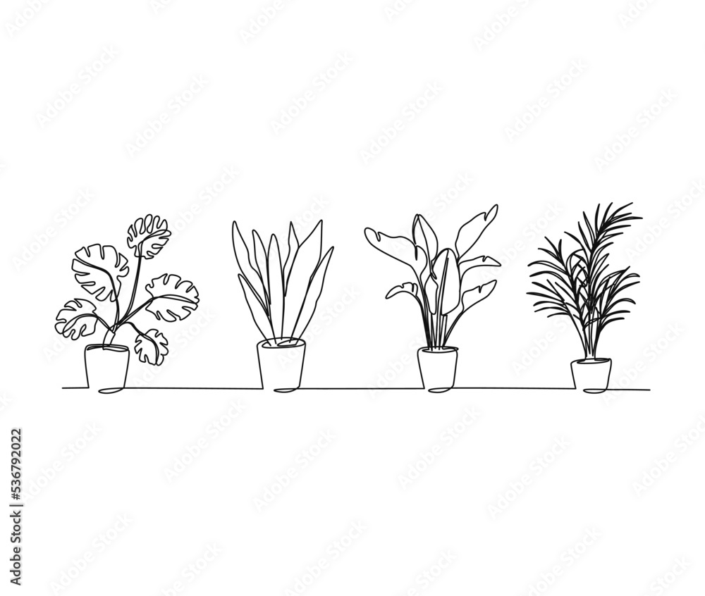 Flower Pot Line Art at Leonard Kaminski blog