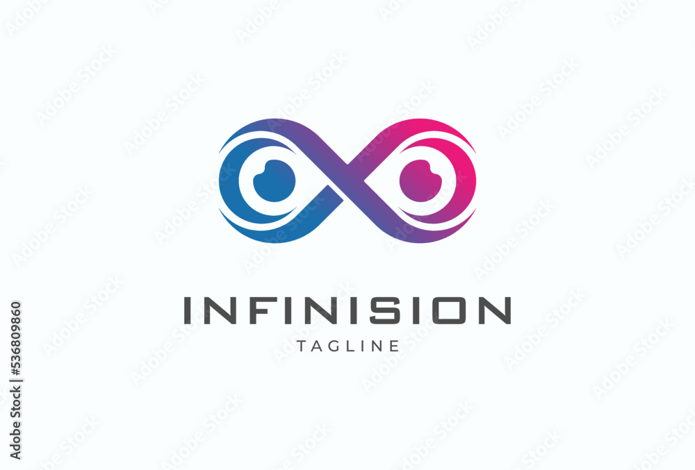 Infinity logo design, eye with infinity combination, usable for ...