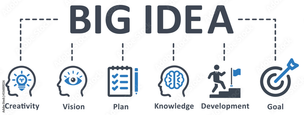 Big Idea icon - vector illustration . big, idea, vision, creativity ...