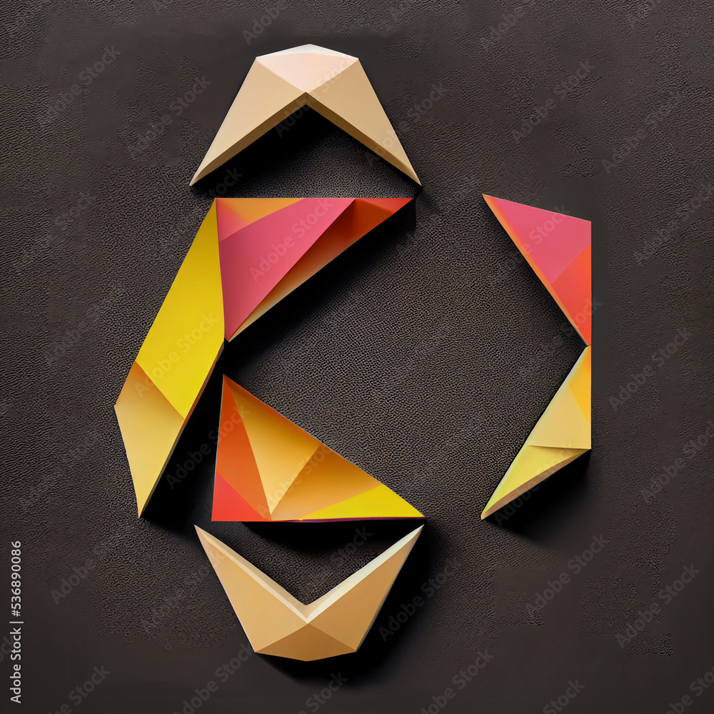 3D Logo Design Concept Art Illustration Stock Illustration | Adobe Stock