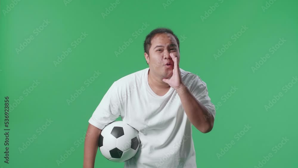 Asian Man With A Ball Making Fun Of The Losers By Ooh Face While ...