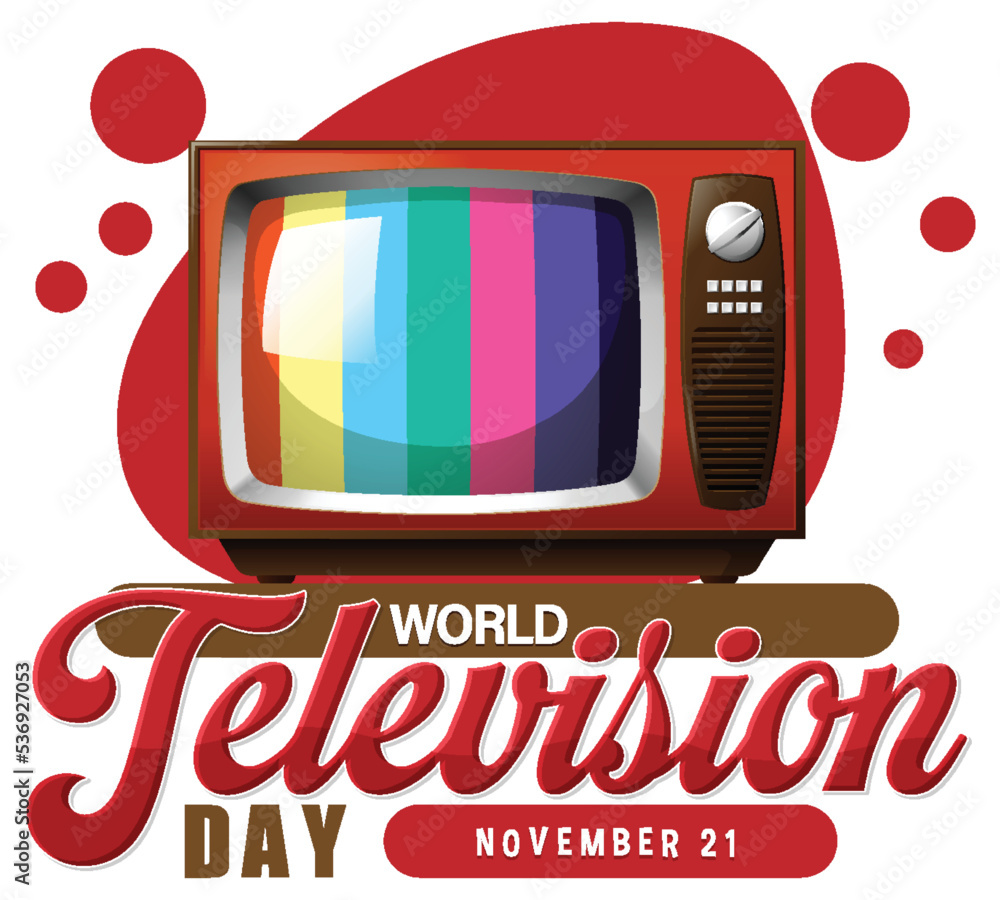World television day poster design Stock Vector | Adobe Stock