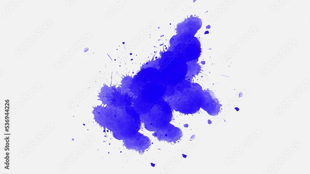 Abstract slow motion reveal ink transition splatter. Ink splatters ...