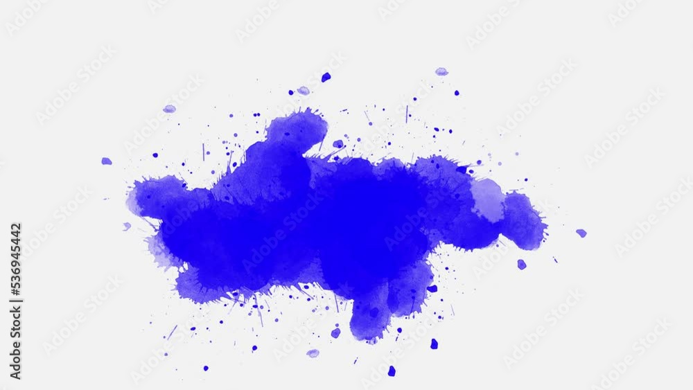 Abstract slow motion reveal ink transition splatter. Ink splatters ...