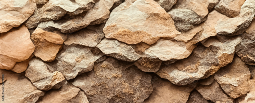 light brown rock texture, rough mountain surface, background, banner ...
