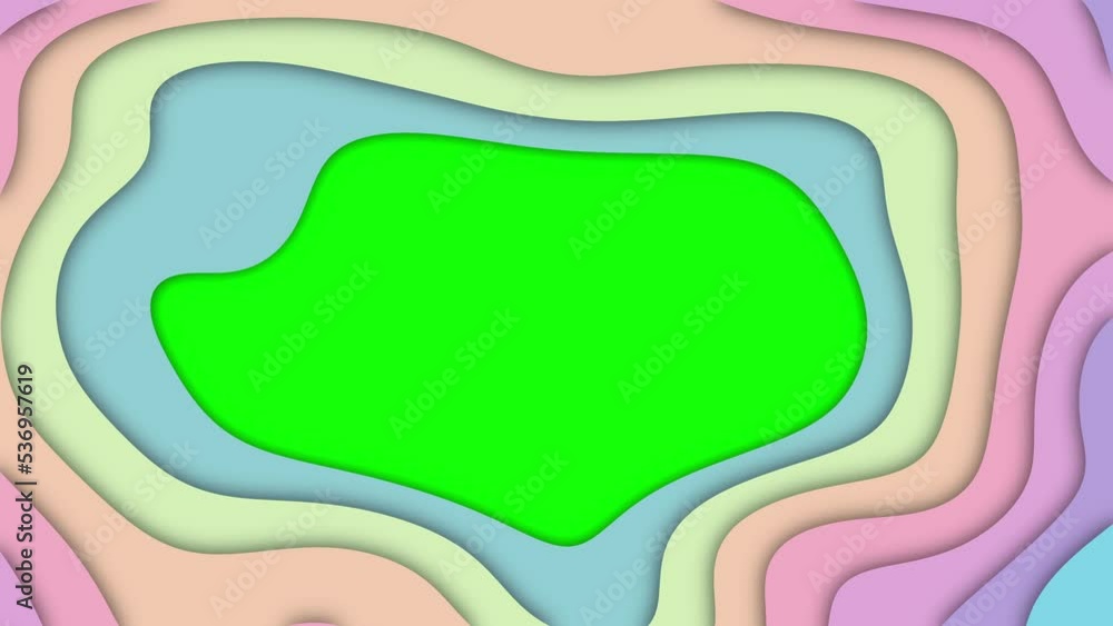 Colorful abstract oval gradient wave background of beautiful pastel ...