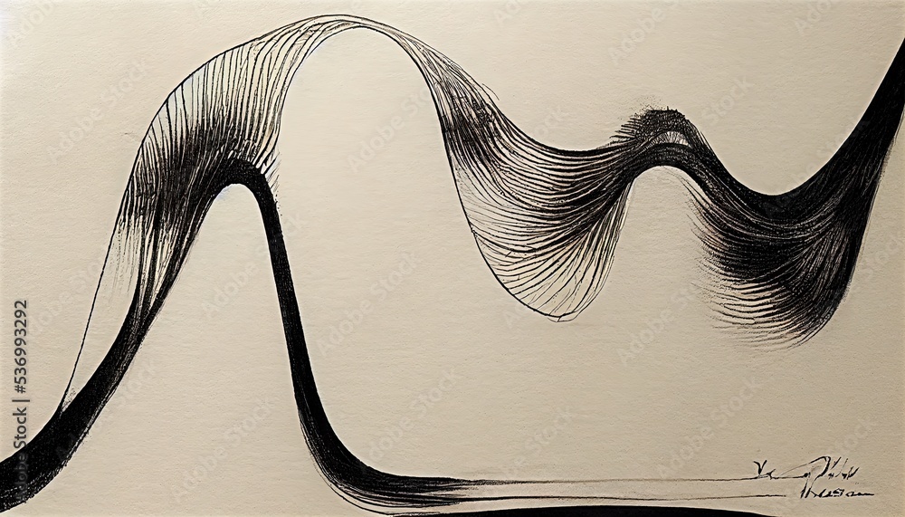 A modern, elegant, abstract and fantastic graphic design element with ...