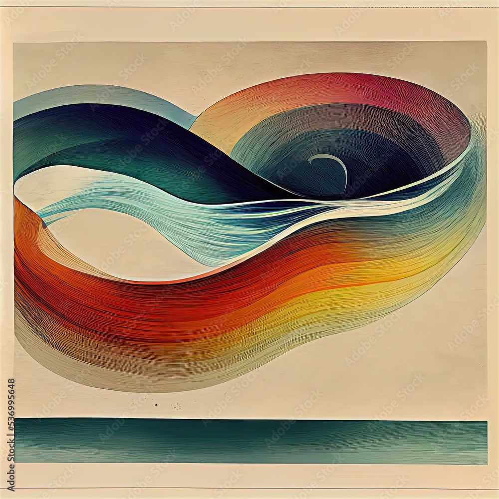 Retro modern, elegant, abstract and fantastic graphic design elements ...