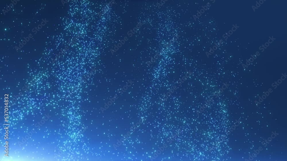 4K Bokeh lights. Glowing particles. Floating defocused light particle. Isolated on black ...