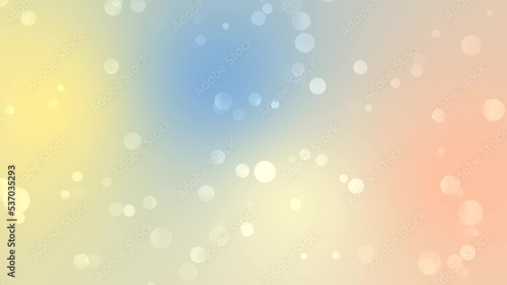 Dun morogh blue, esprit peach and dancing butterfly bokeh gradient background loop motion ...