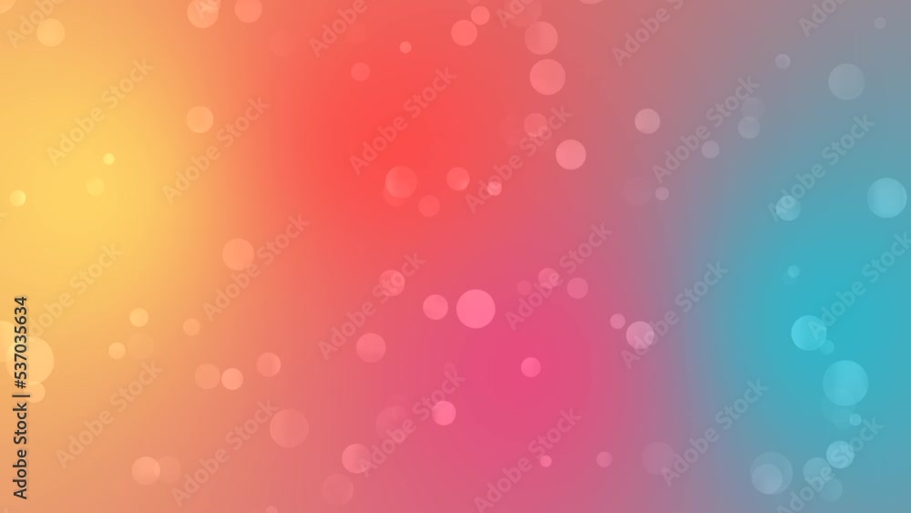 Blood burst, reboot, yuzu marmalade and heather berry bokeh gradient background loop motion ...