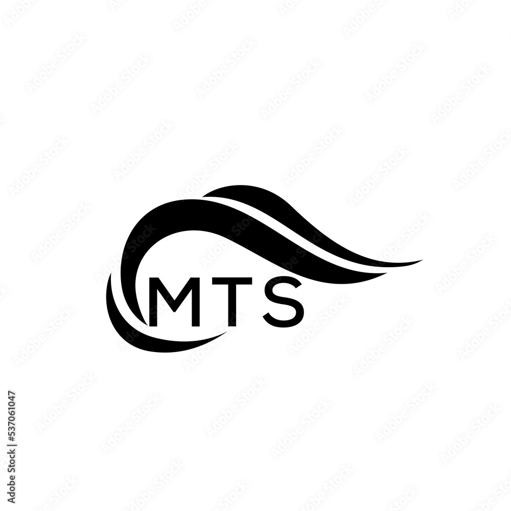 MTS letter logo. MTS blue image. MTS Monogram logo design for ...