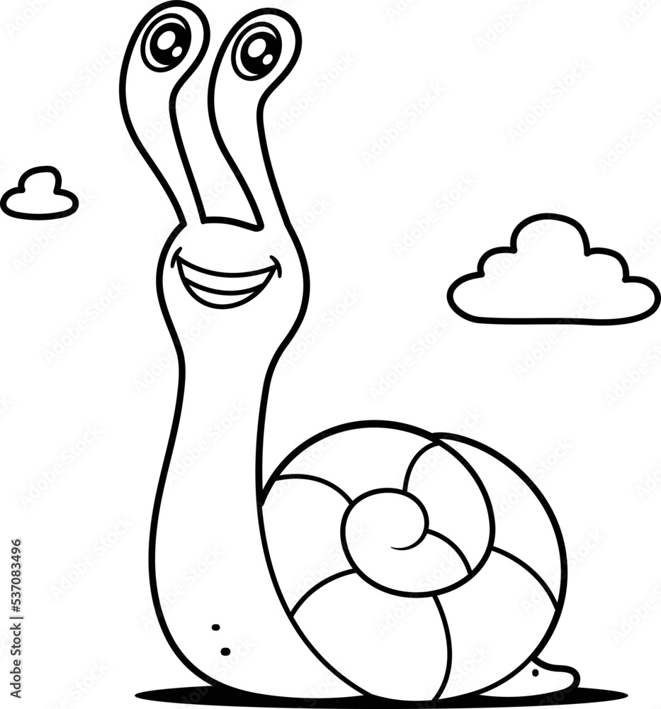 Slug Coloring Page