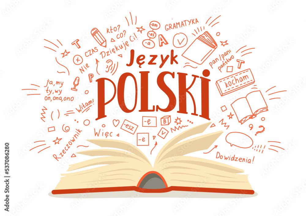 Jezyk Polski. Translation: Polish language. who? What? Thank you! Time ...