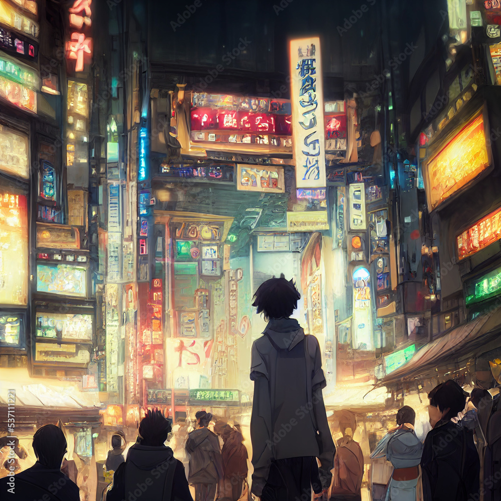 Anime City In Japan
