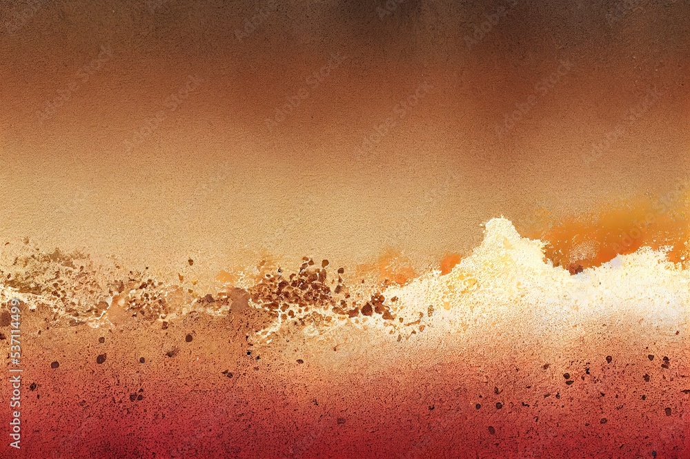 Watercolor mud sand blast background decorated with beige brown tone ...